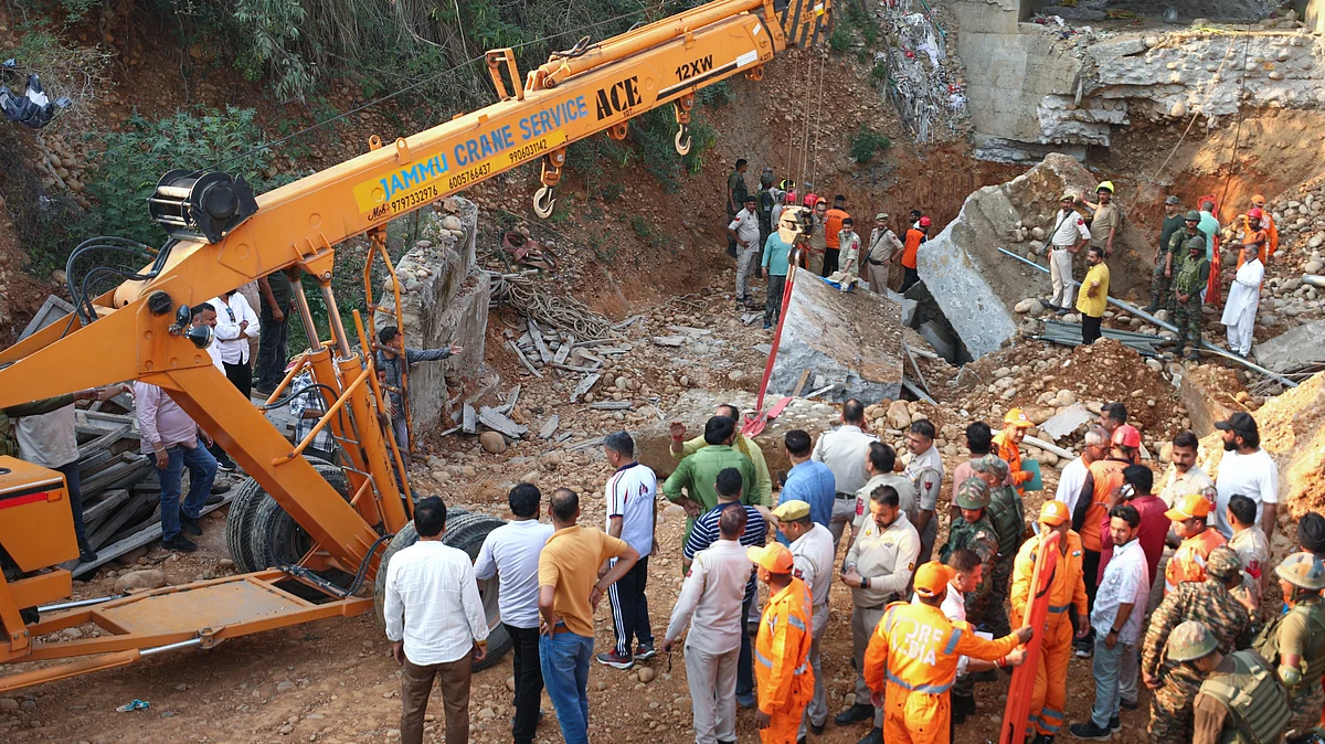 Jammu bridge collapse: Three dead, engineers suspended, probe ordered