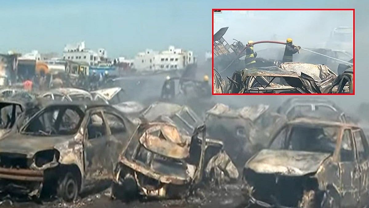 Chennai dump yard fire destroys over 100 vehicles, shrouds south city ...