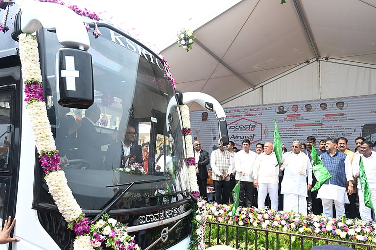 CM Siddaramaiah launches Airavat 2.0 bus fleet