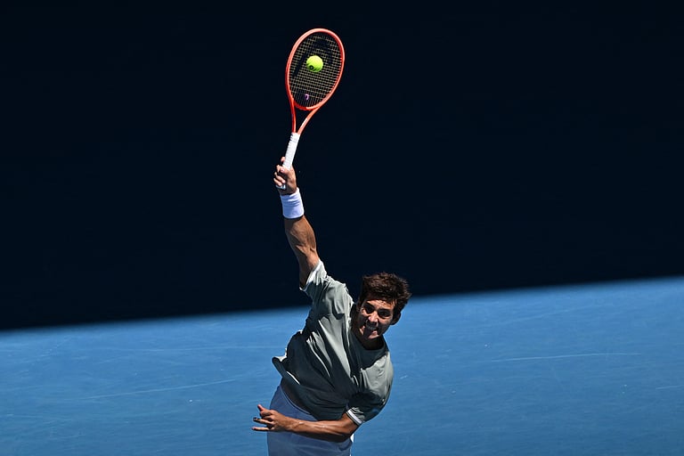 Chile's Cristian Garin refuses to play on after changeover collision ...