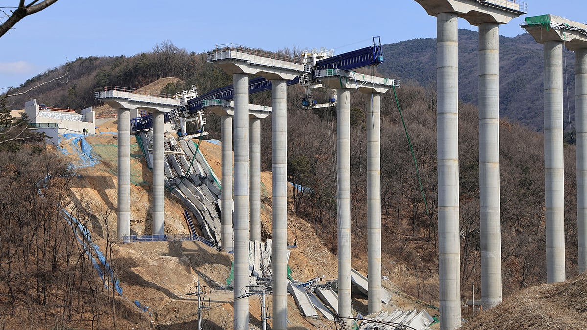 Three workers killed in collapse of elevated highway under construction ...