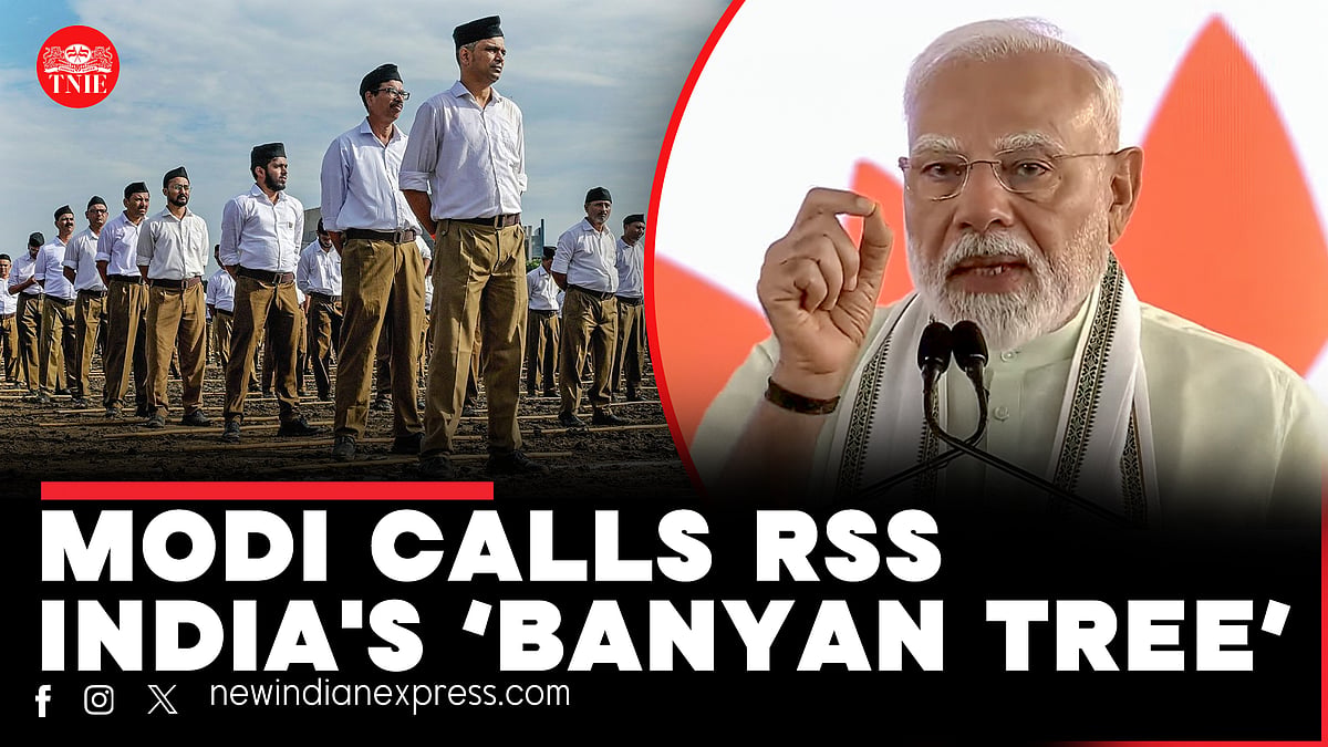 RSS banyan tree of India’s immortal culture and modernisation: PM Modi