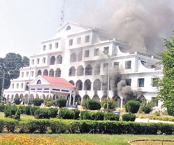 Property worth Rs one crore damaged in fire at Odisha's GIET university