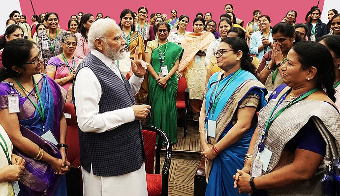 NDA government redefined women-led development in 11 years: PM Modi