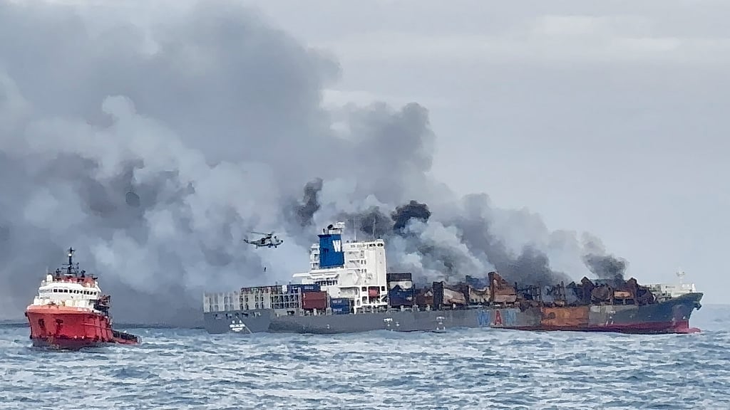 Navy’s daring mid-sea rescue stabilises drifting cargo vessel off ...