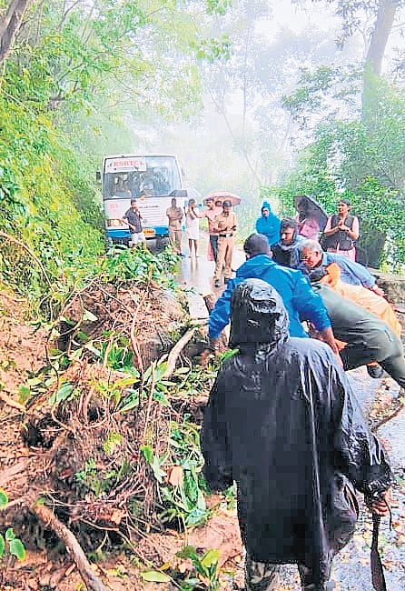 Ponmudi hill station shut down following landslip