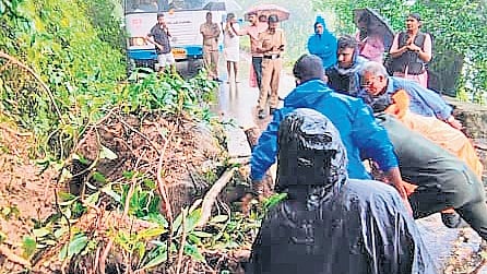 Ponmudi hill station shut down following landslip