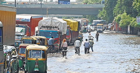 Civil lines, Kashmiri Gate, ring road flooded