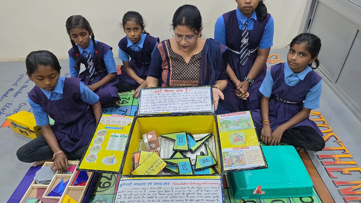 Chhattisgarh teacher sets up math lab, park in govt school; attendance ...