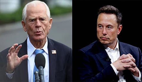 US trade adviser Peter Navarro lashes out at Elon Musk after India ...