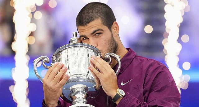 Carlos Alcaraz beats rival Jannik Sinner at the U.S. Open for a 6th ...