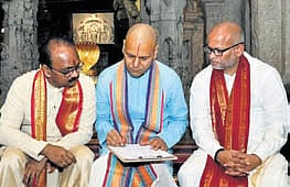 AK Singhal takes charge as TTD EO for second time