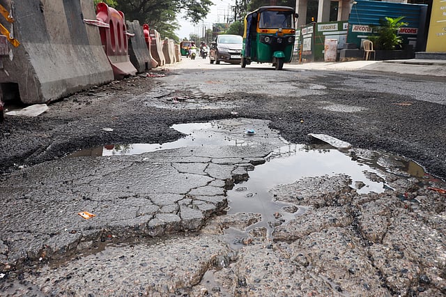 All corporations in Bengaluru start filling up potholes after ...