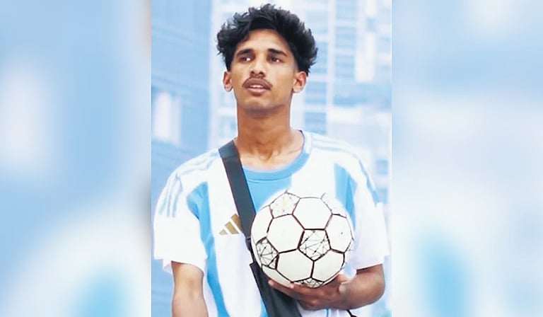How one viral ‘waterfall kick’ landed Malappuram's Rizwan in Messi’s ...