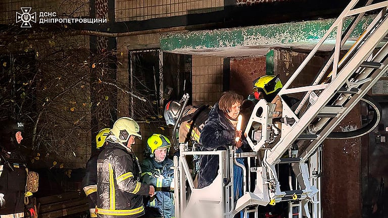 Russian strikes hit an apartment building and energy sites in Ukraine ...