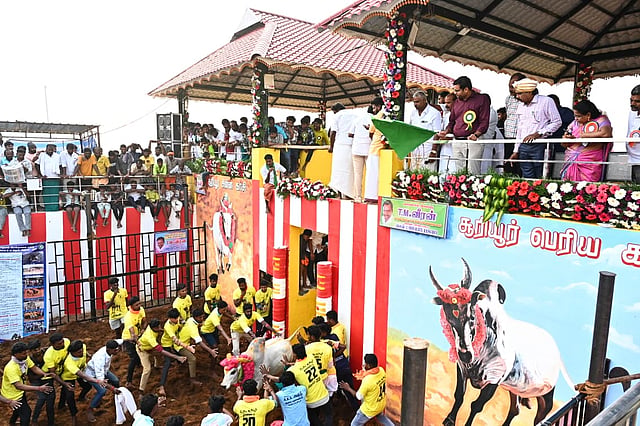 Tiruchy gets its first permanent Jallikattu arena; event begins at Suriyur