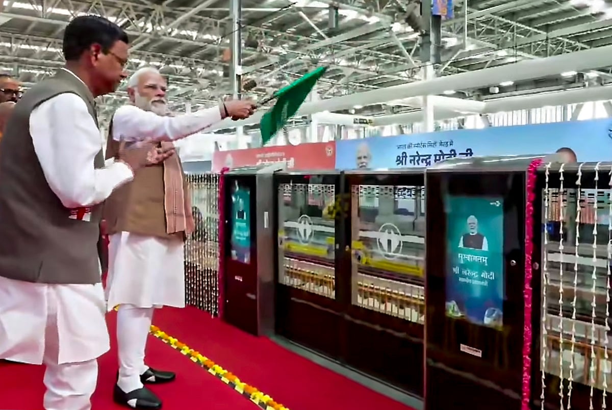 PM flags off Meerut Metro, Namo Bharat train