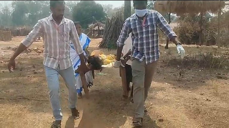 Pregnant women suffer due to lack of road connectivity in Andhra's ...
