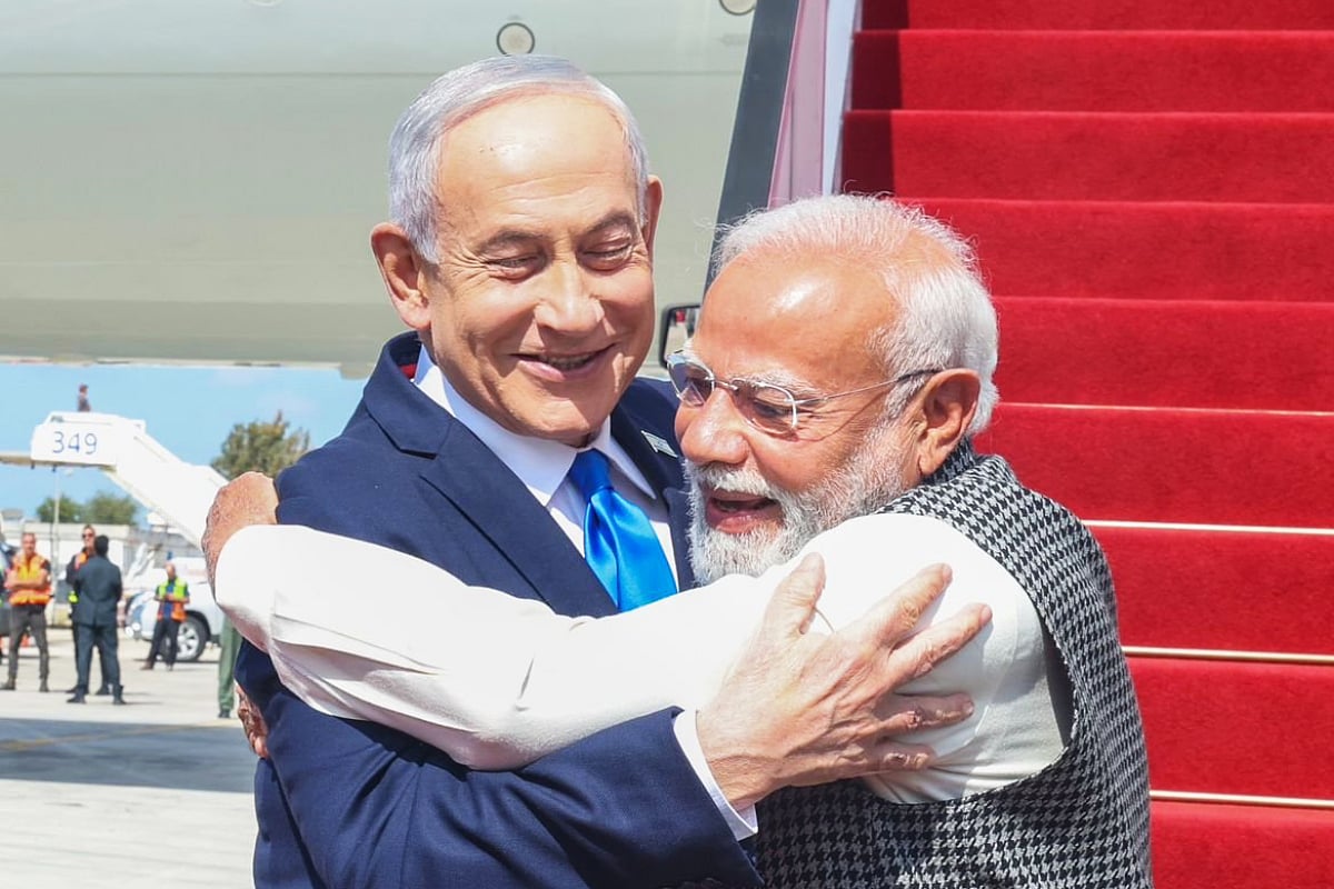 Modi receives red-carpet welcome in Israel as he begins two-day state visit