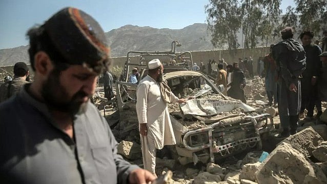 Airstrikes hit Afghan capital of Kabul, hours after Afghanistan attacks ...