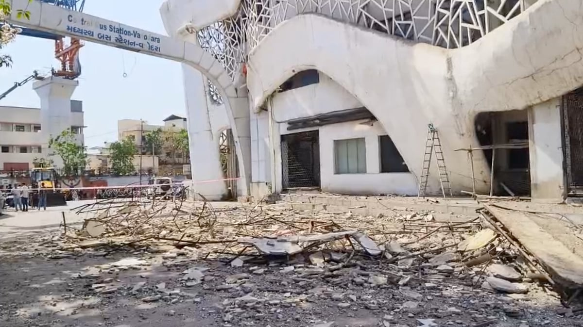 Gujarat's Vadodara bus station facade collapse kills one, sparks probe ...