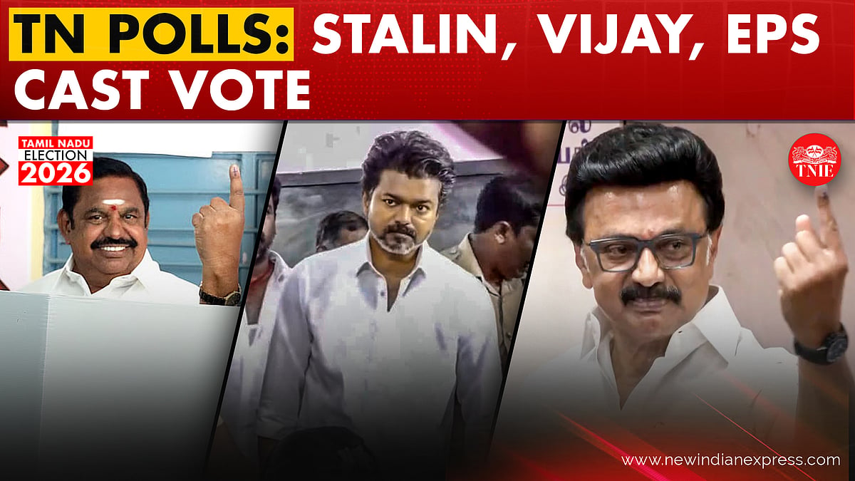 Stalin vs Vijay vs EPS: Top leaders vote in high-stakes TN battle