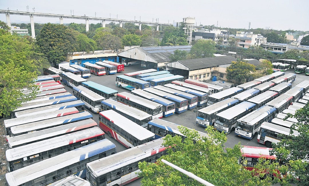 RTC strike disrupts Telangana transport; bus shortage leaves commuters ...