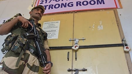 Bolster security at EVM strongroom for Tiruppur South constituency ...