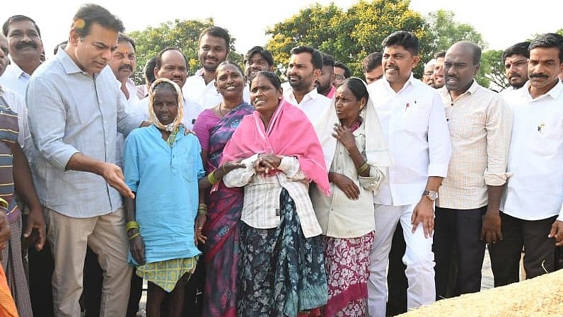 K T Rama Rao warns of protests over delay in paddy procurement