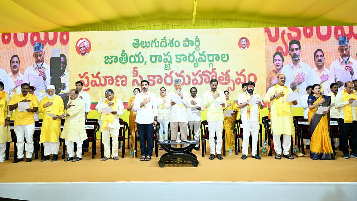 Minister Lokesh vows to work relentlessly for TDP, people