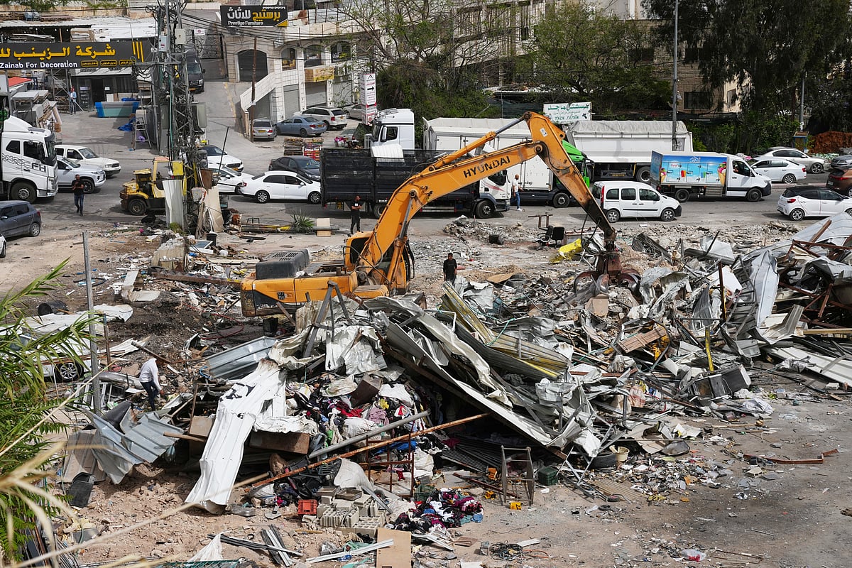 Israel demolishes about 50 Palestinian shops ahead of settlement-linked ...