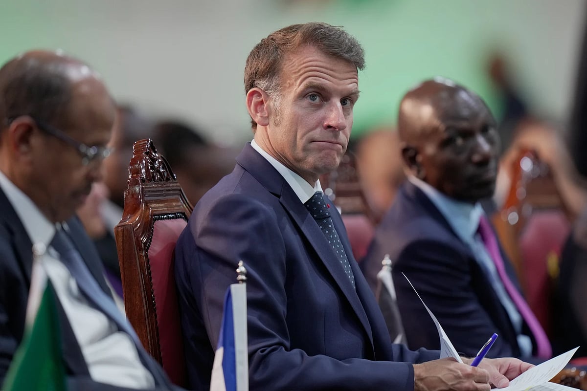 Macron faces backlash after interrupting Africa summit panel in Kenya