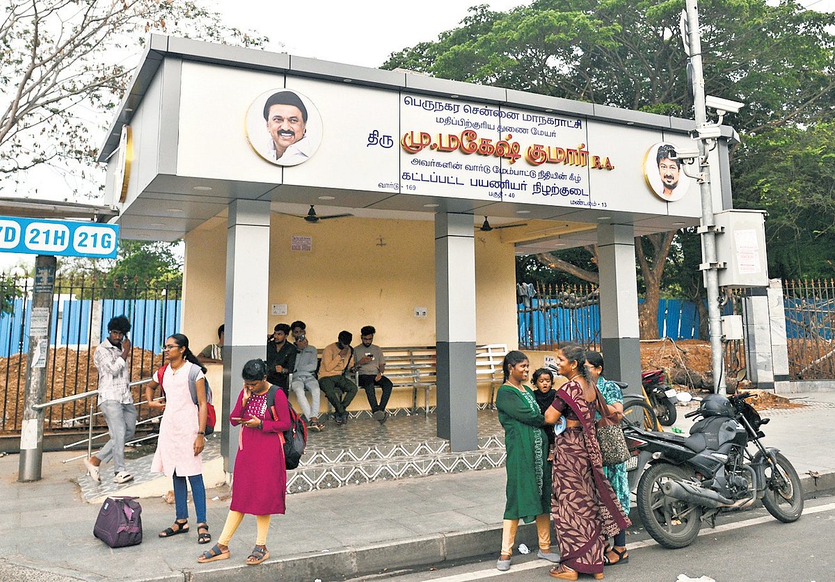 Built to raze? Greater Chennai Corporation’s pricey 3D bus shelters ...