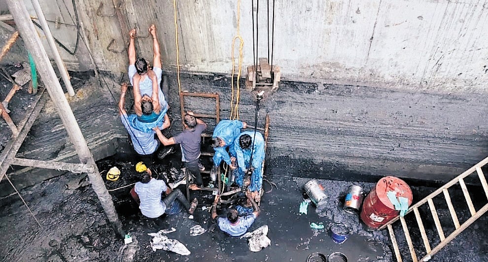 Four workers hospitalised after inhaling toxic fumes while cleaning ...