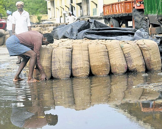 Heavy rains soak paddy, disrupt power supply in Telangana