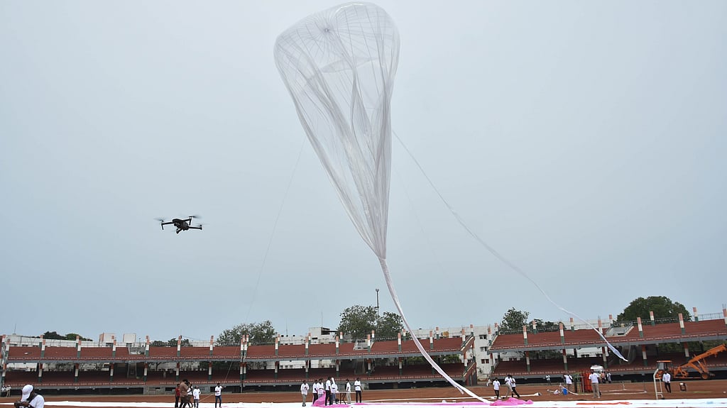 India's first super pressure balloon launched in Vijayawada