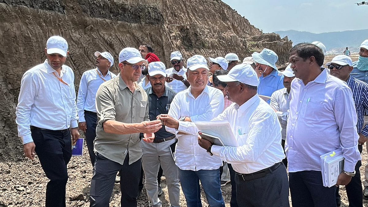 Foreign expert inspects AP's Polavaram project works