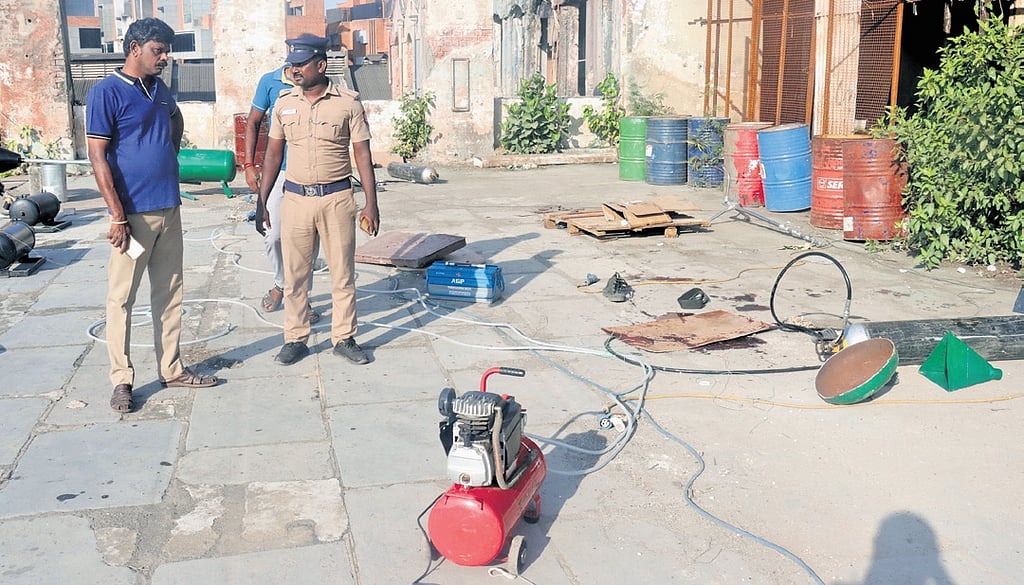 One killed, three injured in cylinder explosion during shooting of ...