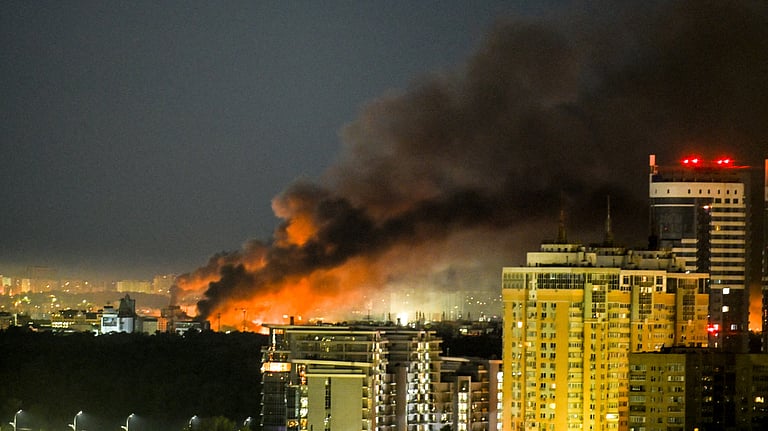 Drone strike kills 7 on bus in Russia-held eastern Ukraine