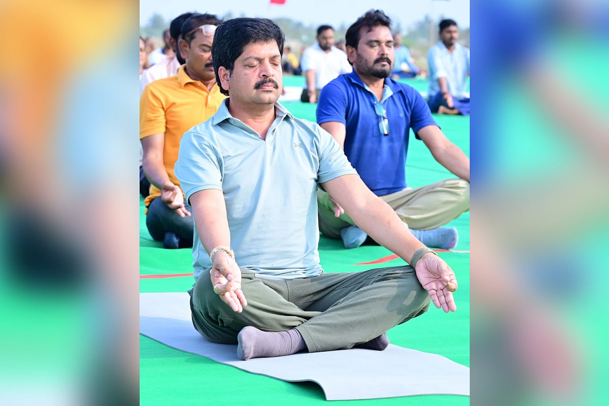 Yoga key to healthy lifestyle: AP Excise Minister Kollu Ravindra