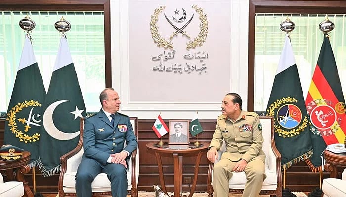 Lebanese army chief meets Pakistani counterpart Munir; discusses ...