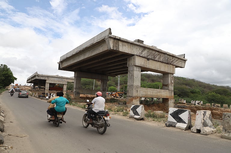 Sluggish progress of Mylkal flyover a blot on Kovai's Western Ring Road