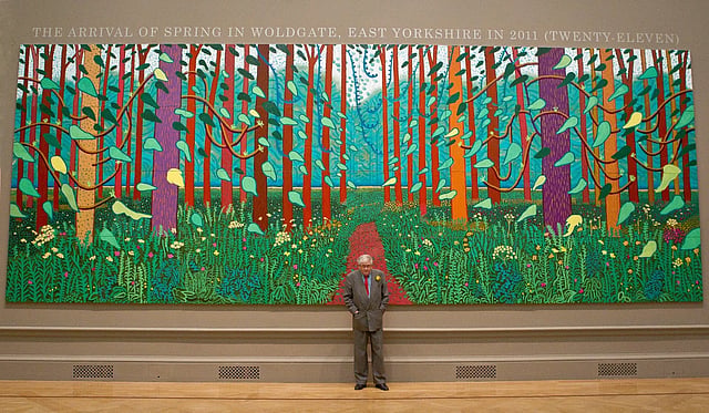 David Hockney, artist renowned for his pool scenes, has died at 88