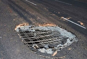 Cracks on elephant corridor flyover in along NH-55 in Odisha's ...