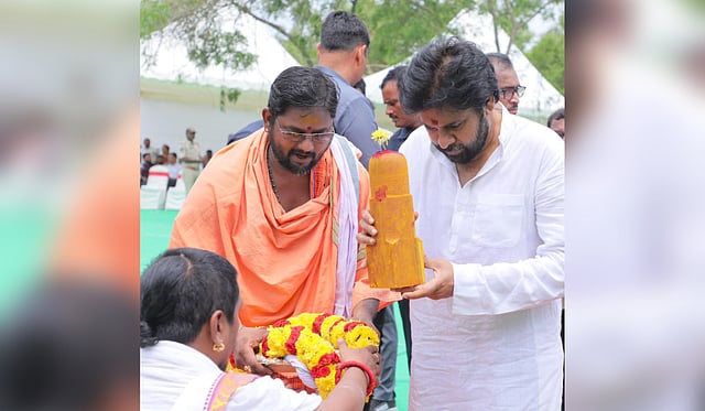 Dy CM Pawan Kalyan lays foundation stone for Rs 24-cr Aranyaramam project