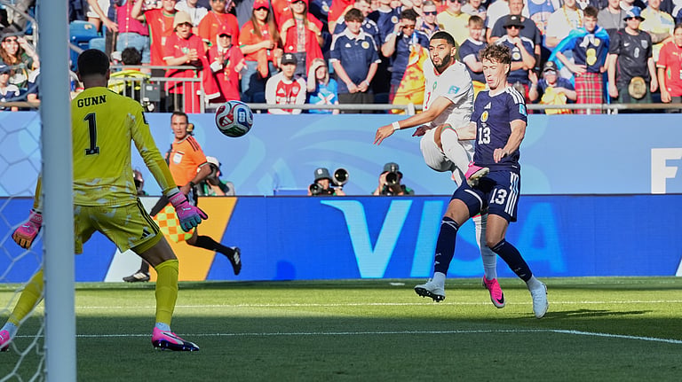 Ismael Saibari scores in second minute to lift Morocco over Scotland 1 ...