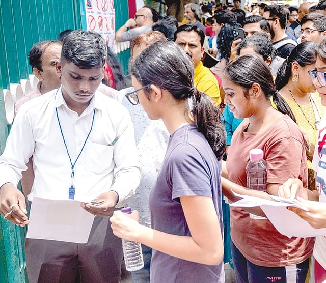 Congress, BJP exchange salvos over students missing NEET retest