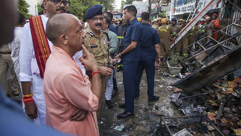 Three arrested in Lucknow commercial building fire that killed 15