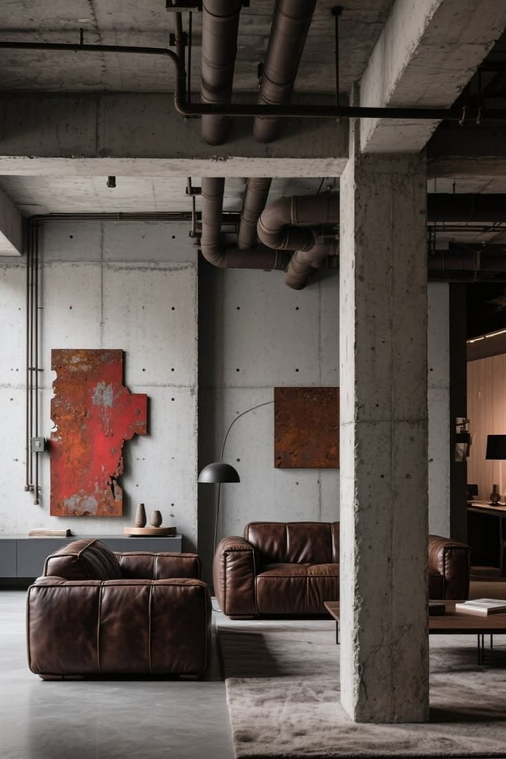 Inside industrial homes