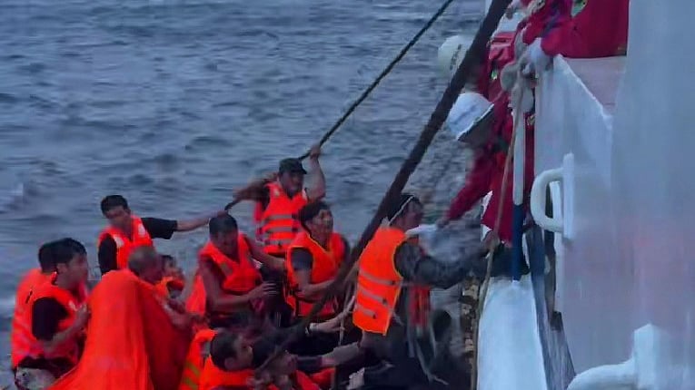 48 people rescued, 14 still missing after Vietnamese ship sinks in ...